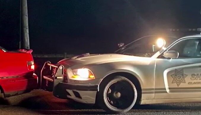 Man Drives Past Cop With Bumper Sticker ‘Advertising’ His Crime