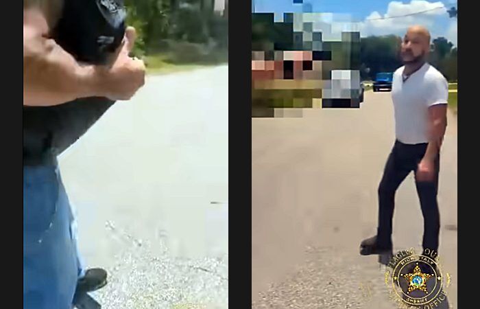 Man Pulls Knife, Slashes At Biker — Sheriff ‘Applauds’ Biker’s Response
