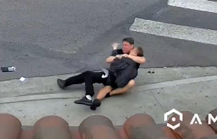 Restaurant Owner Takes Down Robber Who Attacked Elderly Man